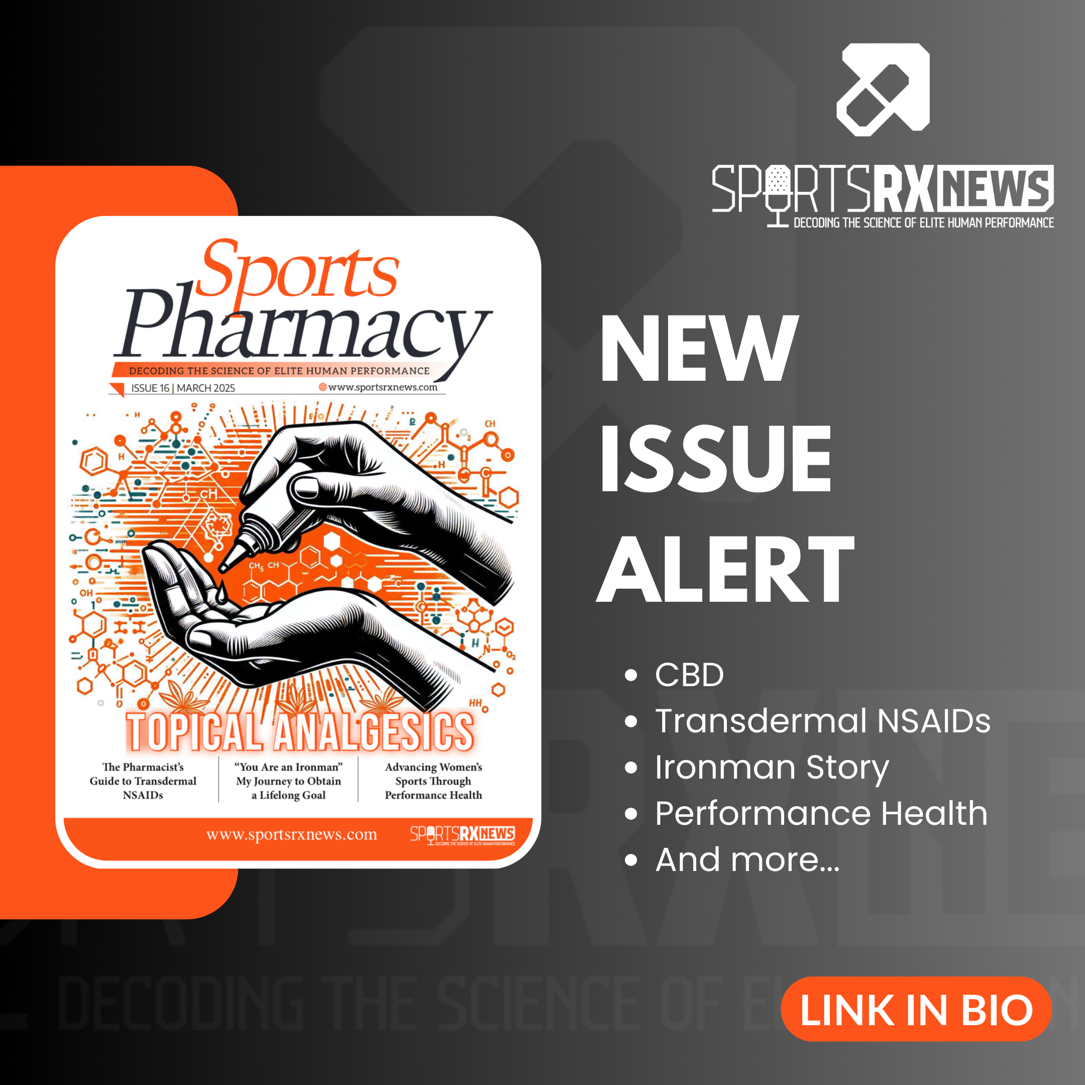 Issue #16 - Topical NSAIDs - Sports Rx News